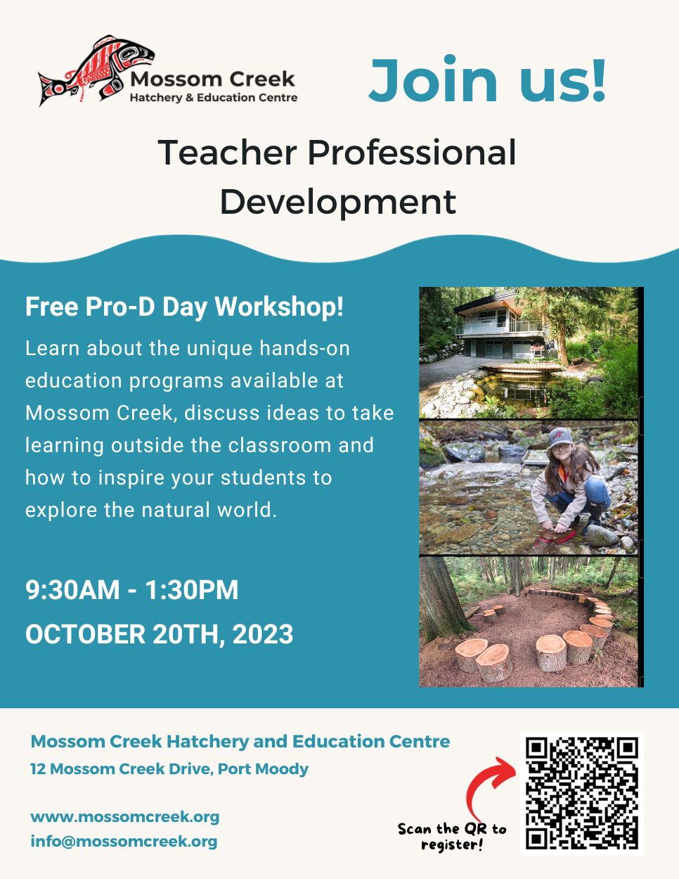 Pro-D Day Workshop - Mossom Creek Hatchery and Education Centre